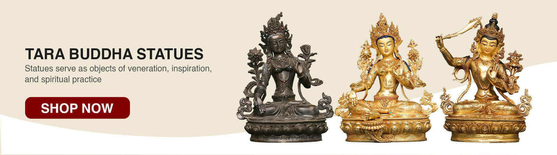 Golden Tara Buddha Statues & Goddess For Sale | The Authentic Nepal