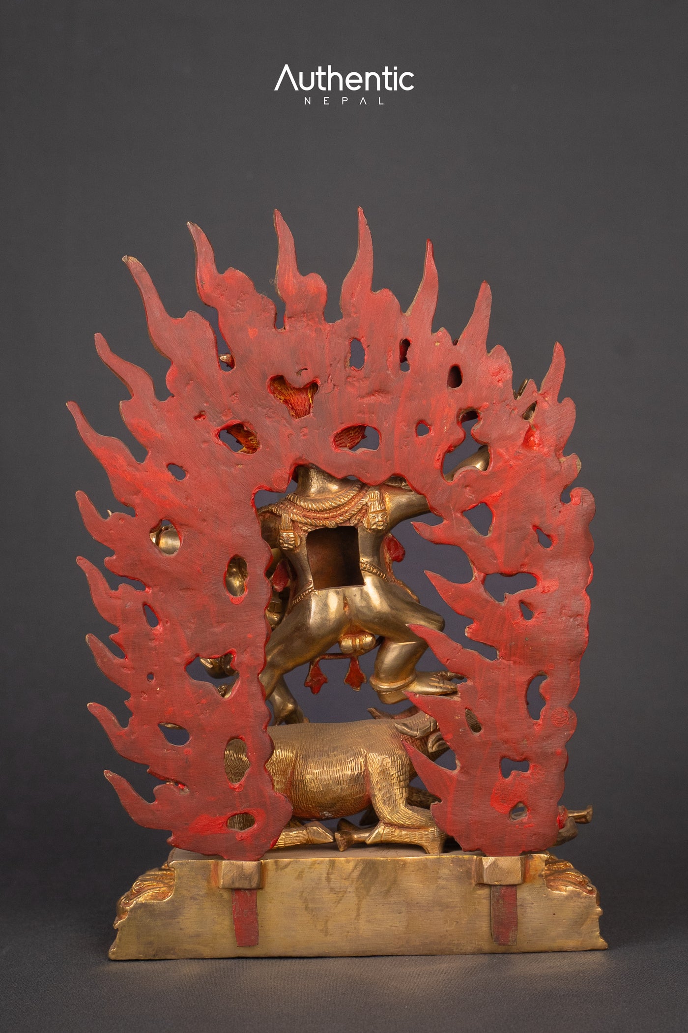 Shop Handmade Golden Yamantaka Statue 28 CM — The Authentic Nepal